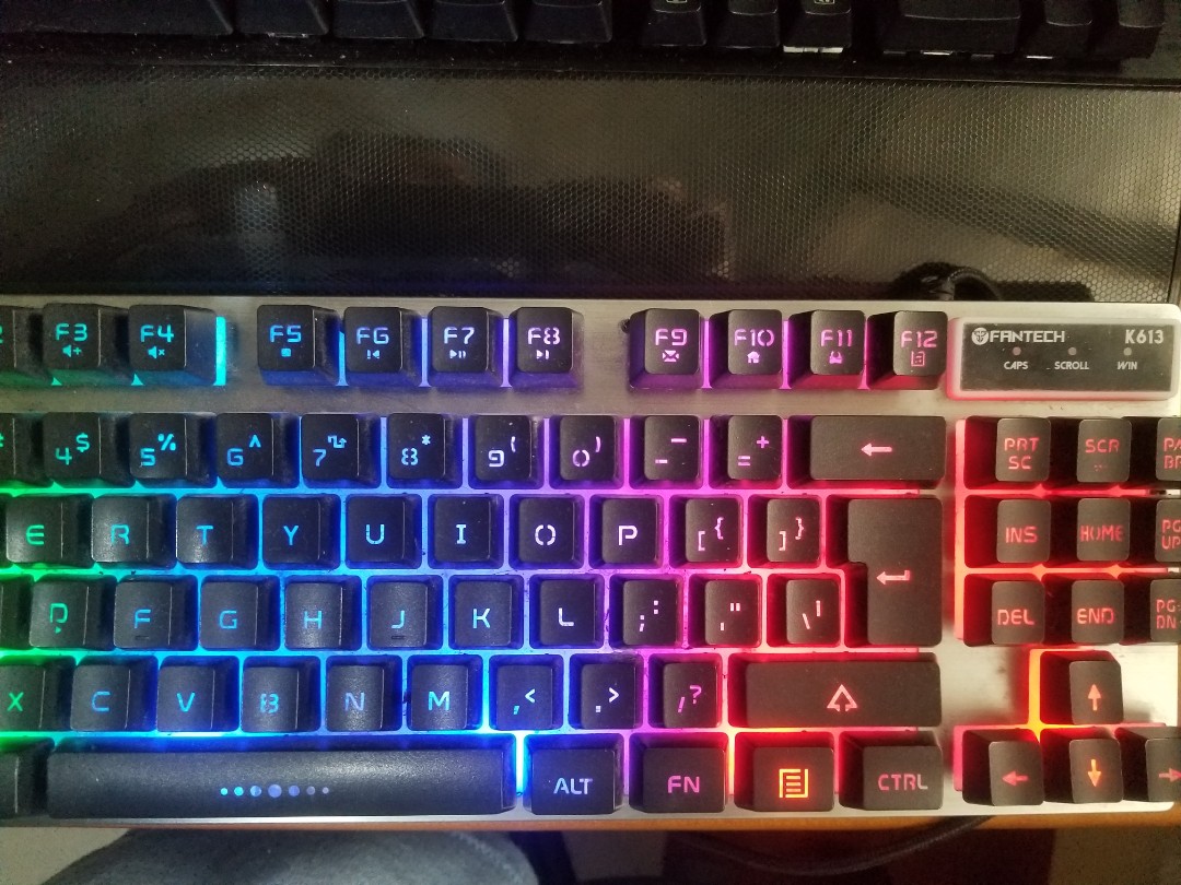 Fantech gaming keyboard fighter tkl rgb, Computers & Tech, Parts ...