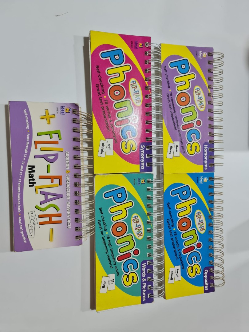 Flip-Flash Phonics/Maths, Hobbies & Toys, Stationery & Craft ...
