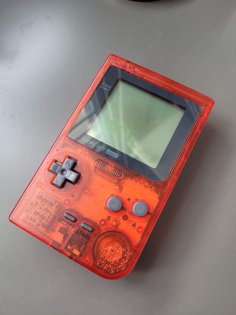 Gameboy Pocket (Clear Orange) Nintendo game boy console, Video Gaming ...