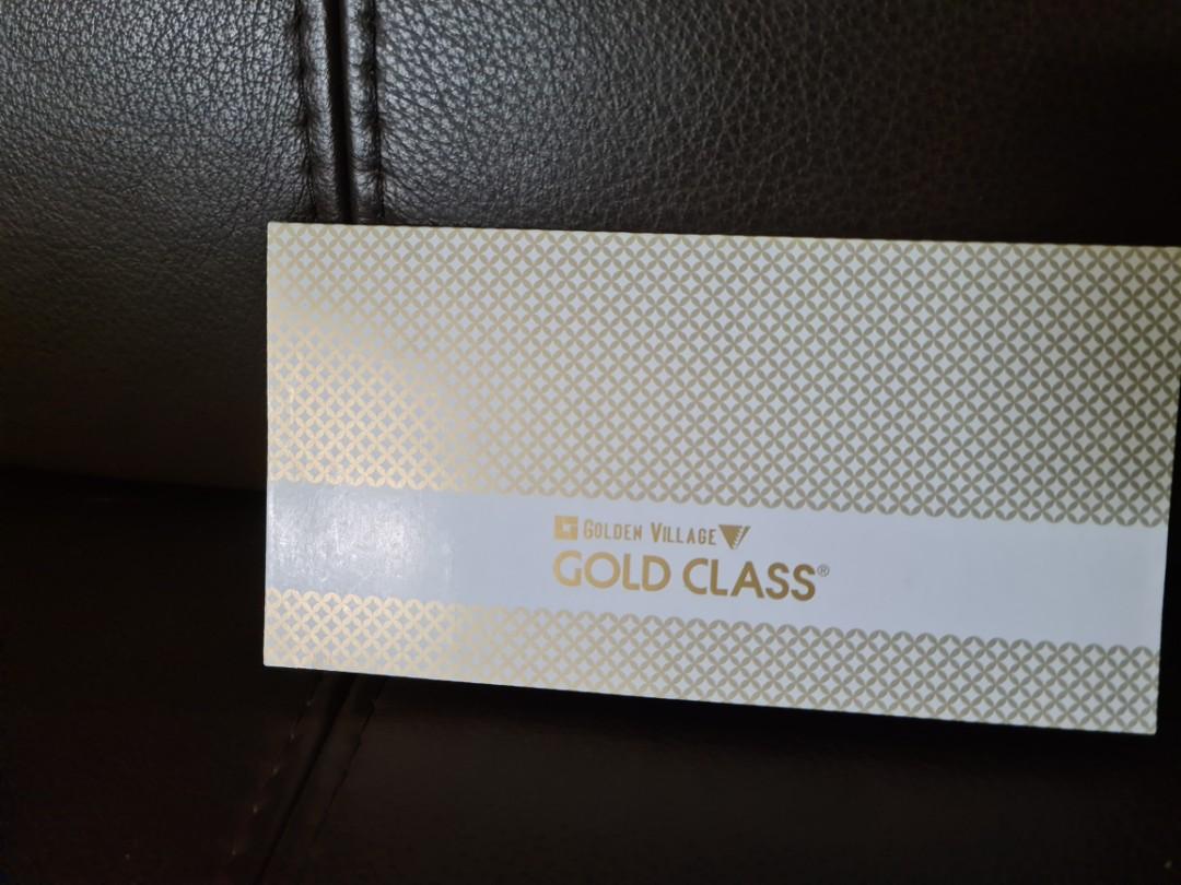 Golden village Gold class, Tickets & Vouchers, Event Tickets on Carousell