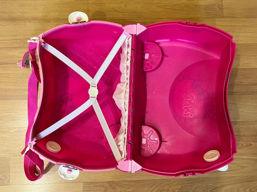 HELLO KITTY / Pink Ride-On Luggage TRUNKI, Babies & Kids, Going Out ...