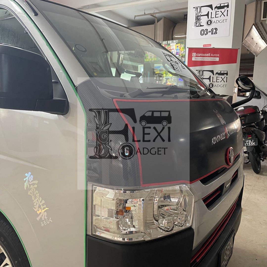 Hiace 4D Front Fender Trim Chrome/ Hiace Pillar Cover / Toyota Hiace ...