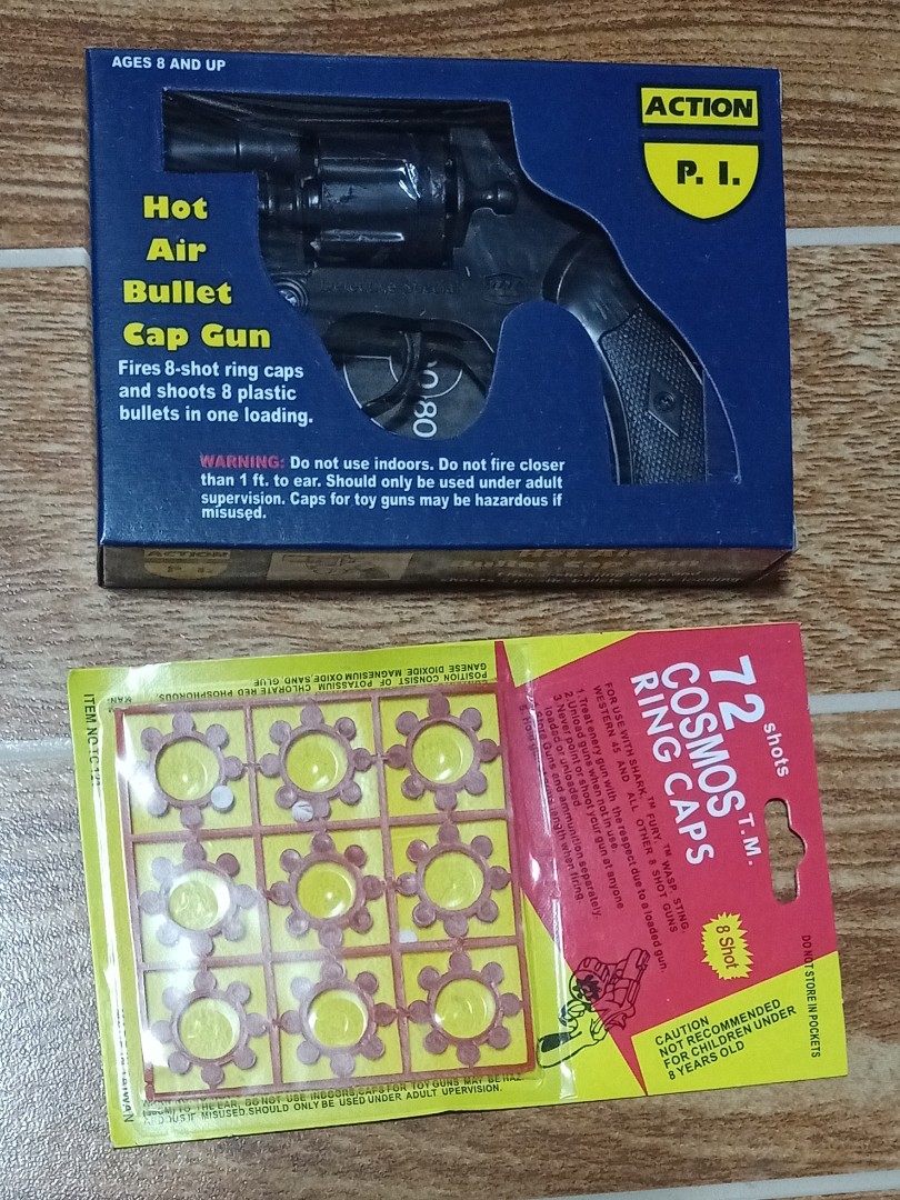 Hot Air Bullet Cap Gun with Bullet, Hobbies & Toys, Toys & Games on ...