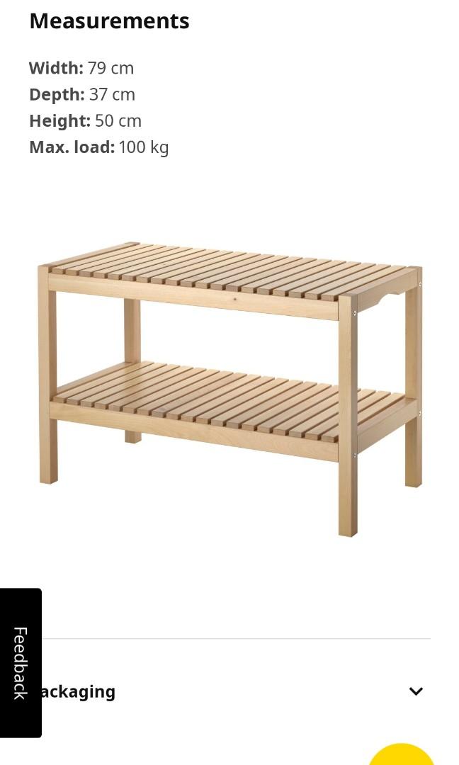 Ikea molger bench, Furniture & Home Living, Furniture, Chairs on Carousell