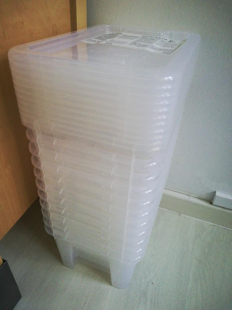Ikea SAMLA storage containers (set of 11), Babies & Kids, Baby Nursery ...