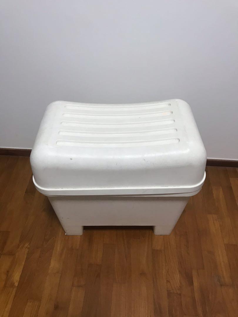 IKEA storage stool, Furniture & Home Living, Furniture, Other Home ...