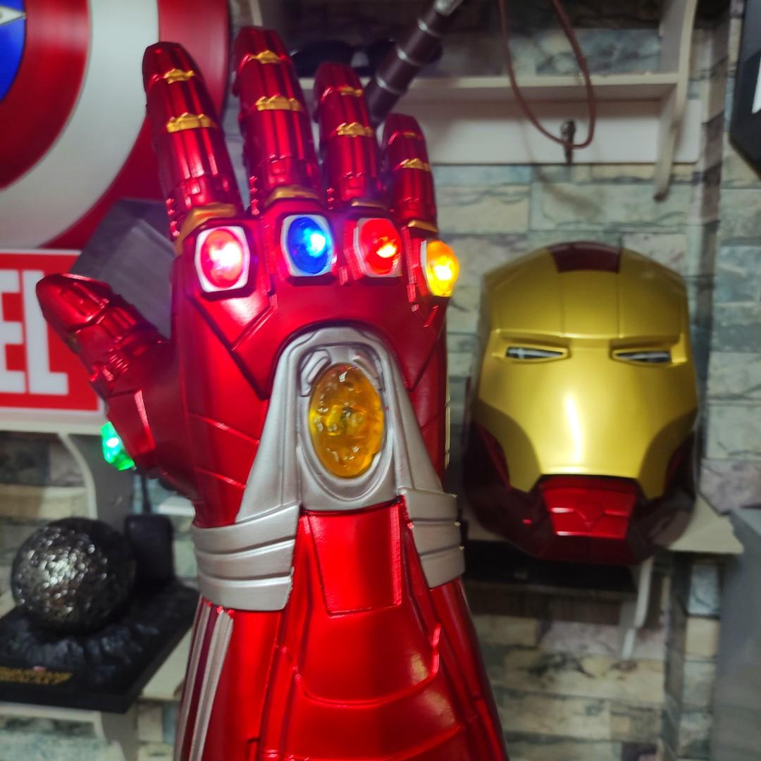 Iron Man Nano Infinity Gauntlet Toy Cosplay Collection, Hobbies & Toys ...
