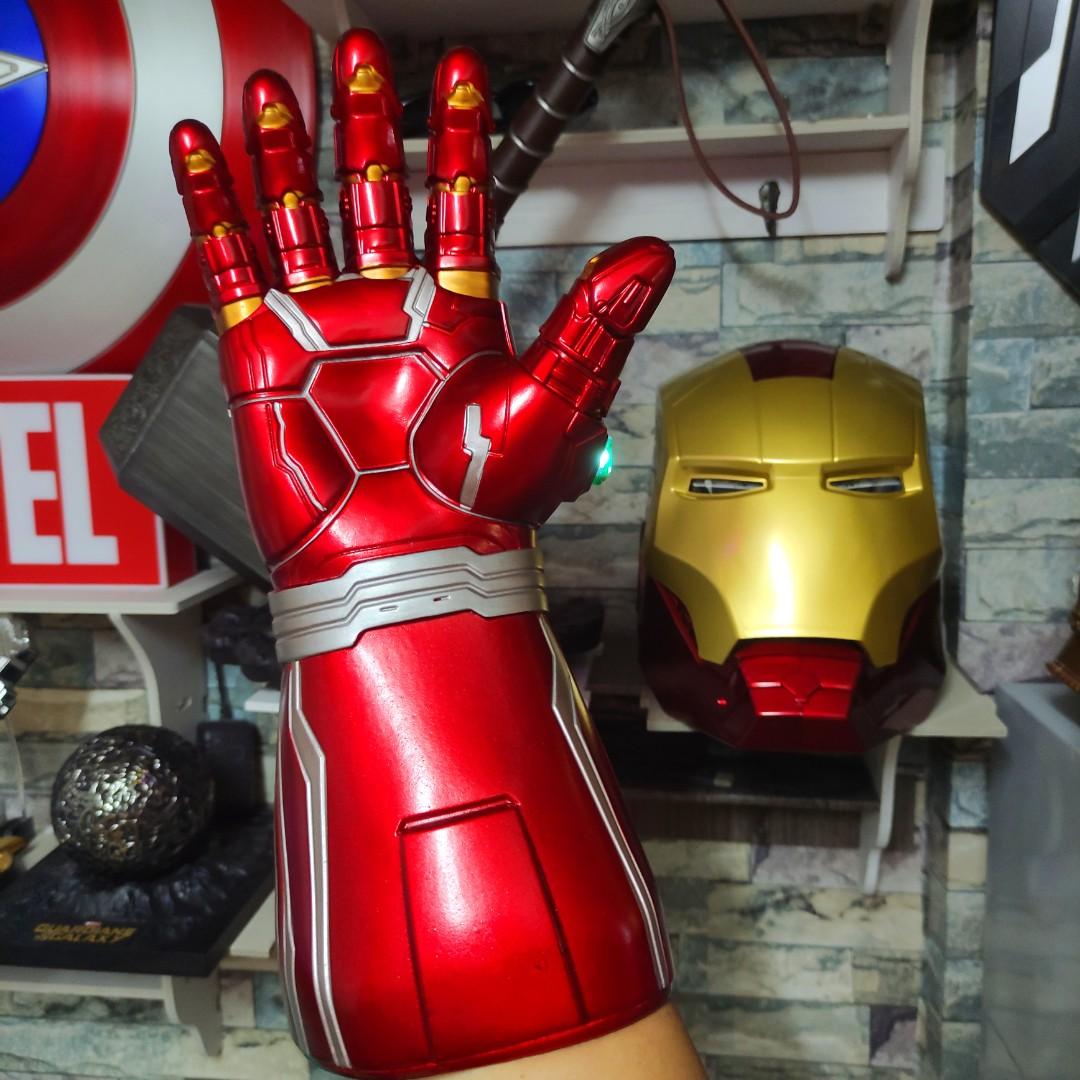 Iron Man Nano Infinity Gauntlet Toy Cosplay Collection, Hobbies & Toys ...