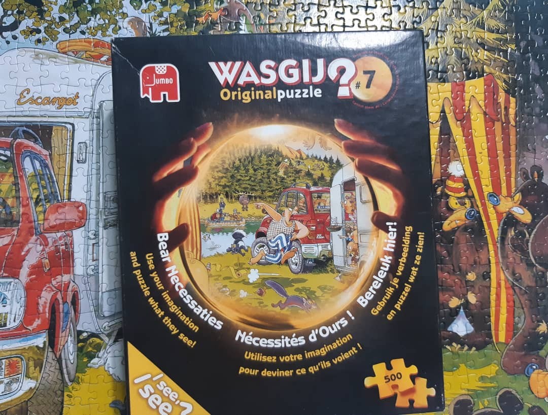 JUMBO Wasgij #7 - Bear Necessities - 500 pieces jigsaw puzzle , Hobbies ...