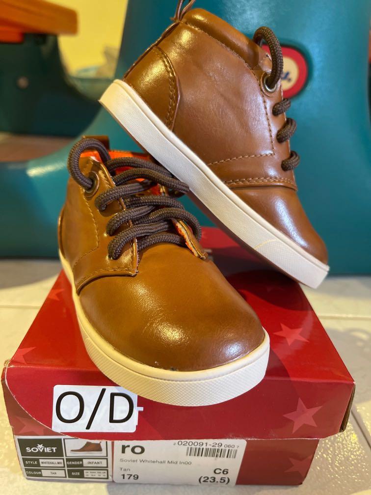 Kids Size C6 Shoes (TAN), Babies & Kids, Babies & Kids Fashion on Carousell