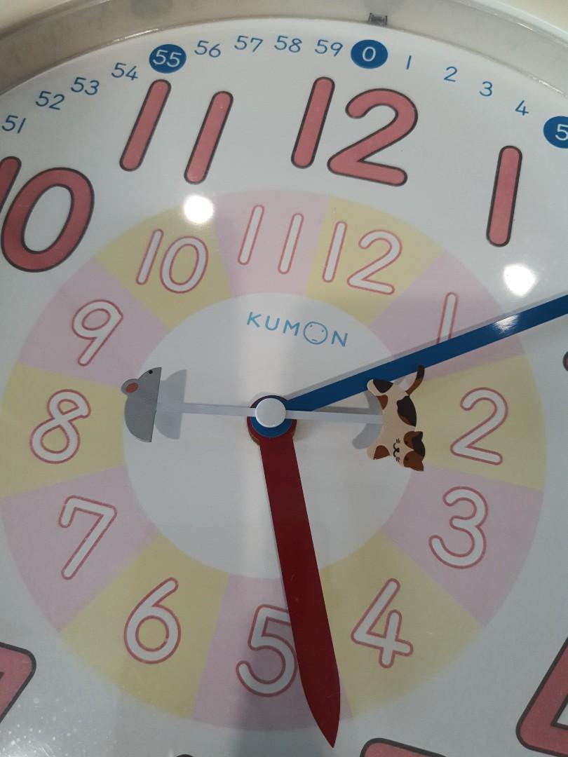 Kumon wall clock, easy to learn, Babies & Kids, Baby Nursery & Kids ...