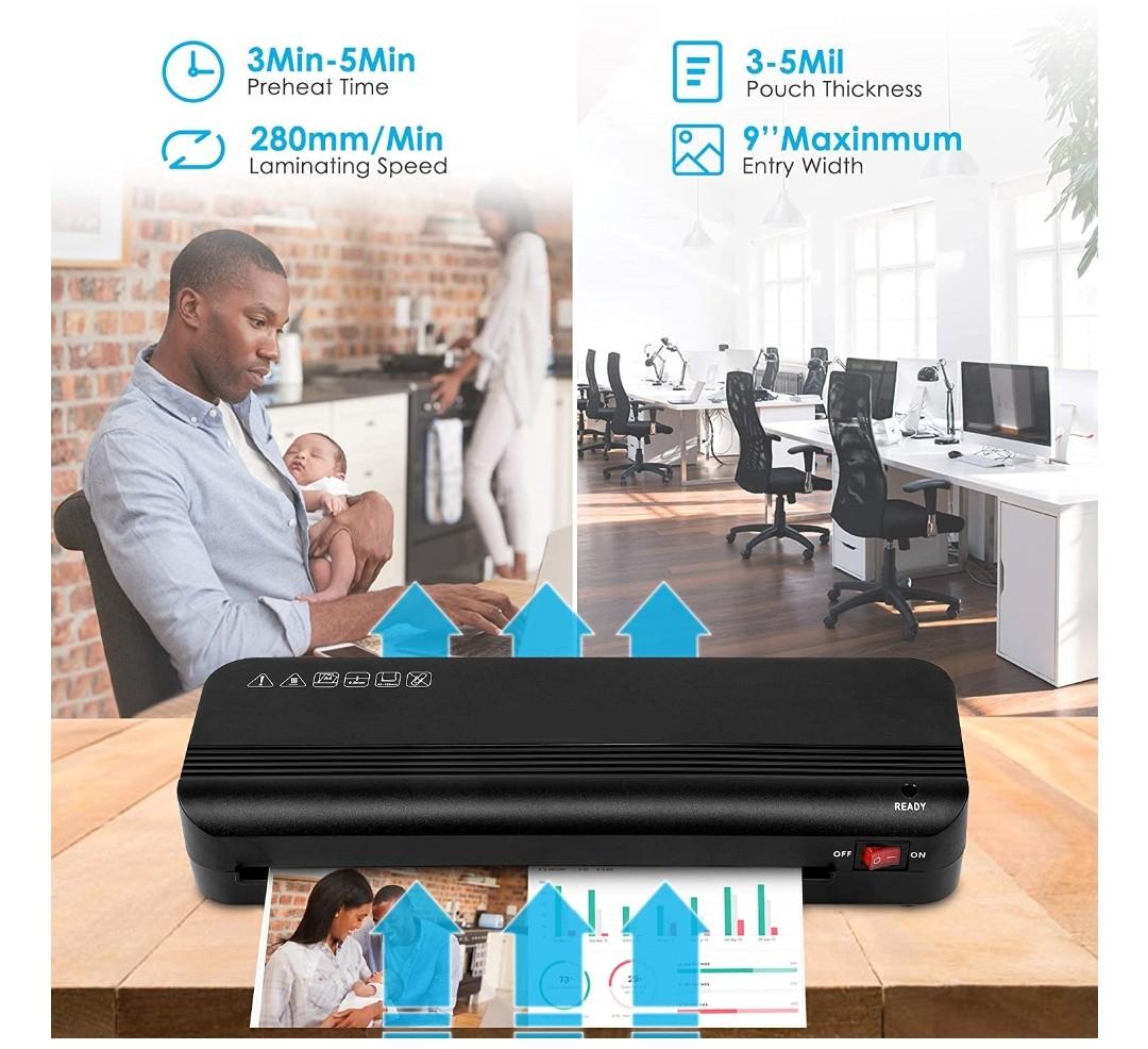 Laminator Machine, 3-in-1 A4 Thermal Laminator Machine with 20 ...