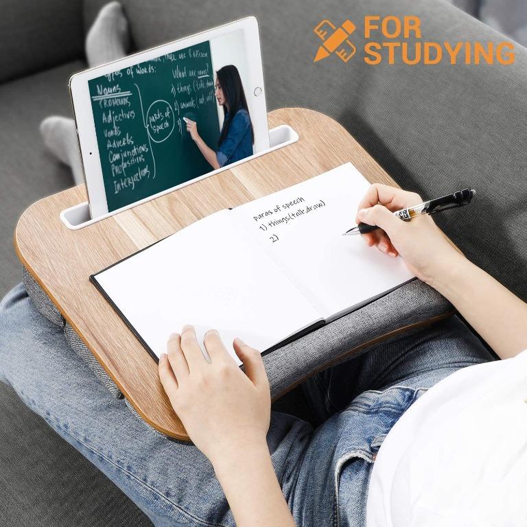 Lap Desk Height Adjustable - Fits up to 15.6 inch Laptop, Ohuhu ...