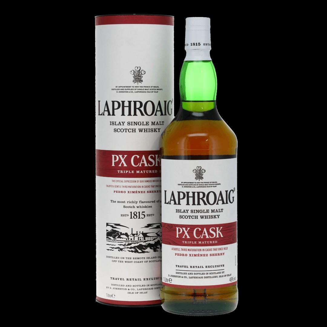 *Laphroaig PX Cask 1L whisky *single malt whiskey 1 litre travel ...