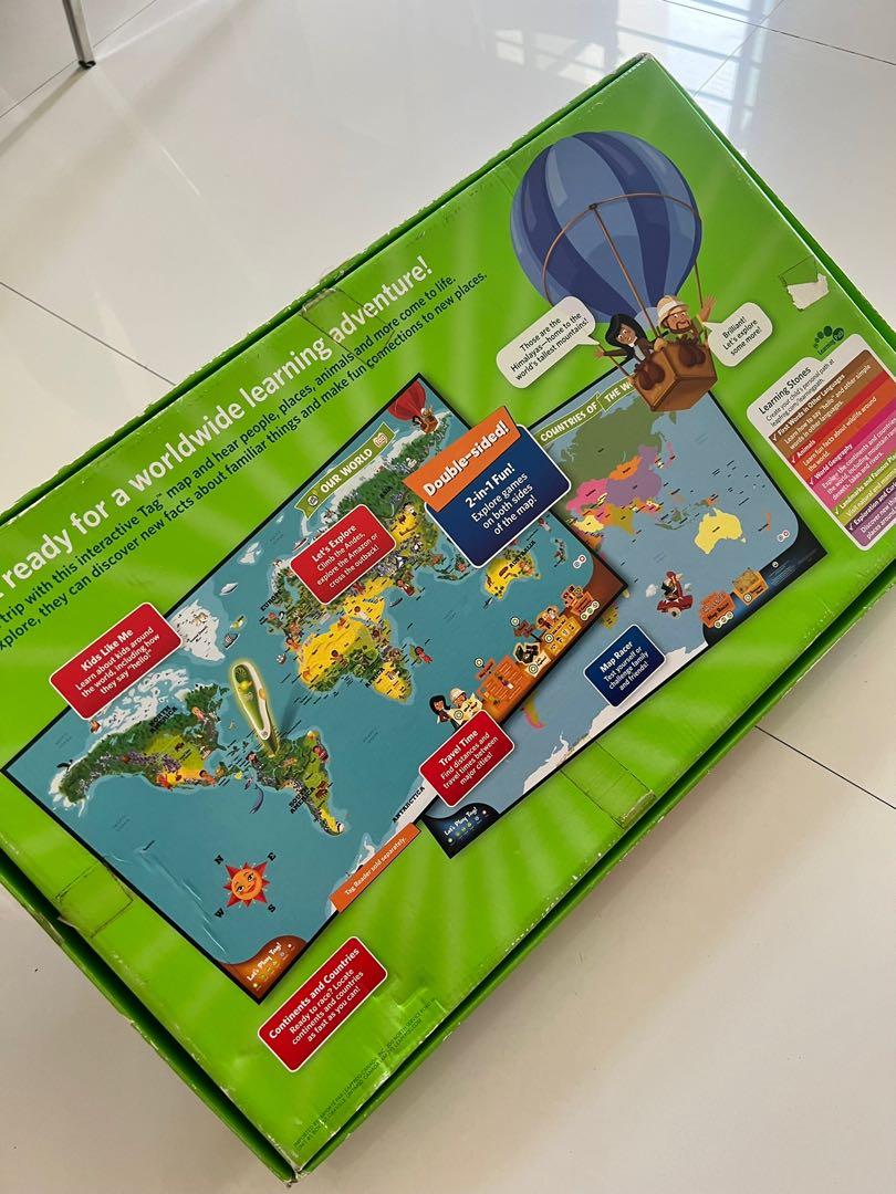 Leapfrog interactive world map, Babies & Kids, Infant Playtime on Carousell
