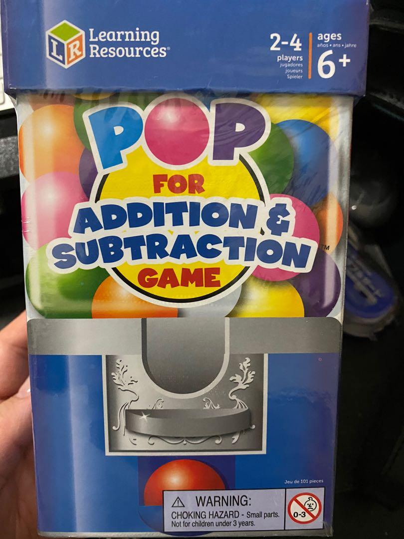 Learning Resources POP for Addition and Subtraction, Hobbies & Toys ...