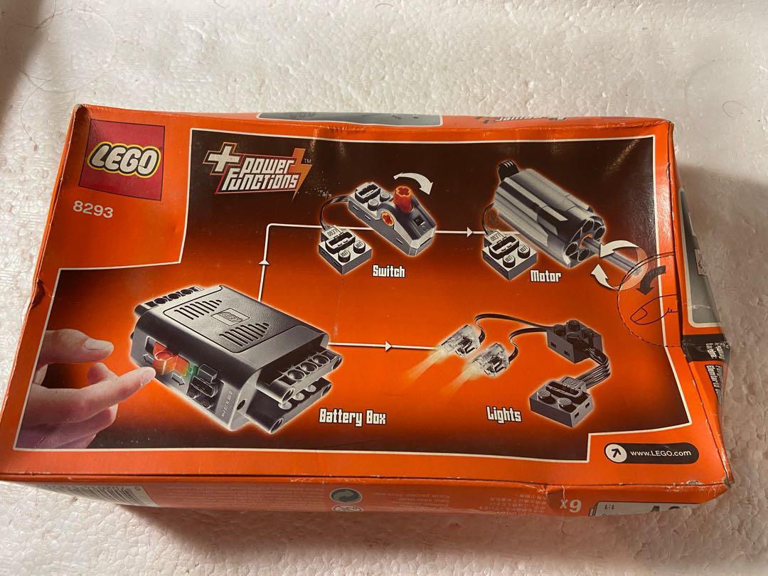 LEGO 樂高 8293 Power Functions Motor Set Technic battery box switch motor ...