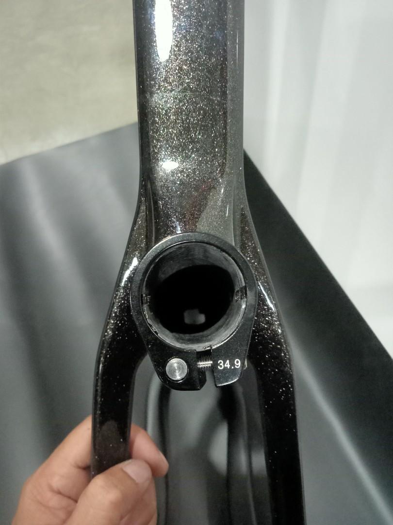 LEXON REVERSE Bike Frame CARBON FIBER 29" Thru Axle, Sports Equipment ...