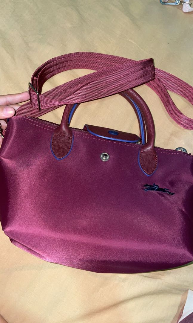 Longchamp Bag (Maroon), Women's Fashion, Bags & Wallets, Tote Bags on ...