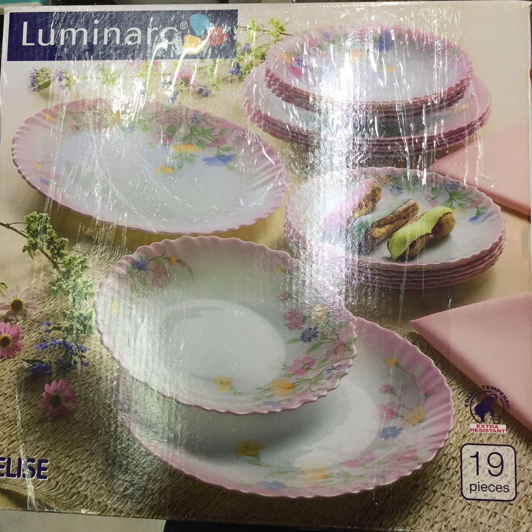 luminarc Dinner Set 19pcs., TV & Home Appliances, Kitchen Appliances ...