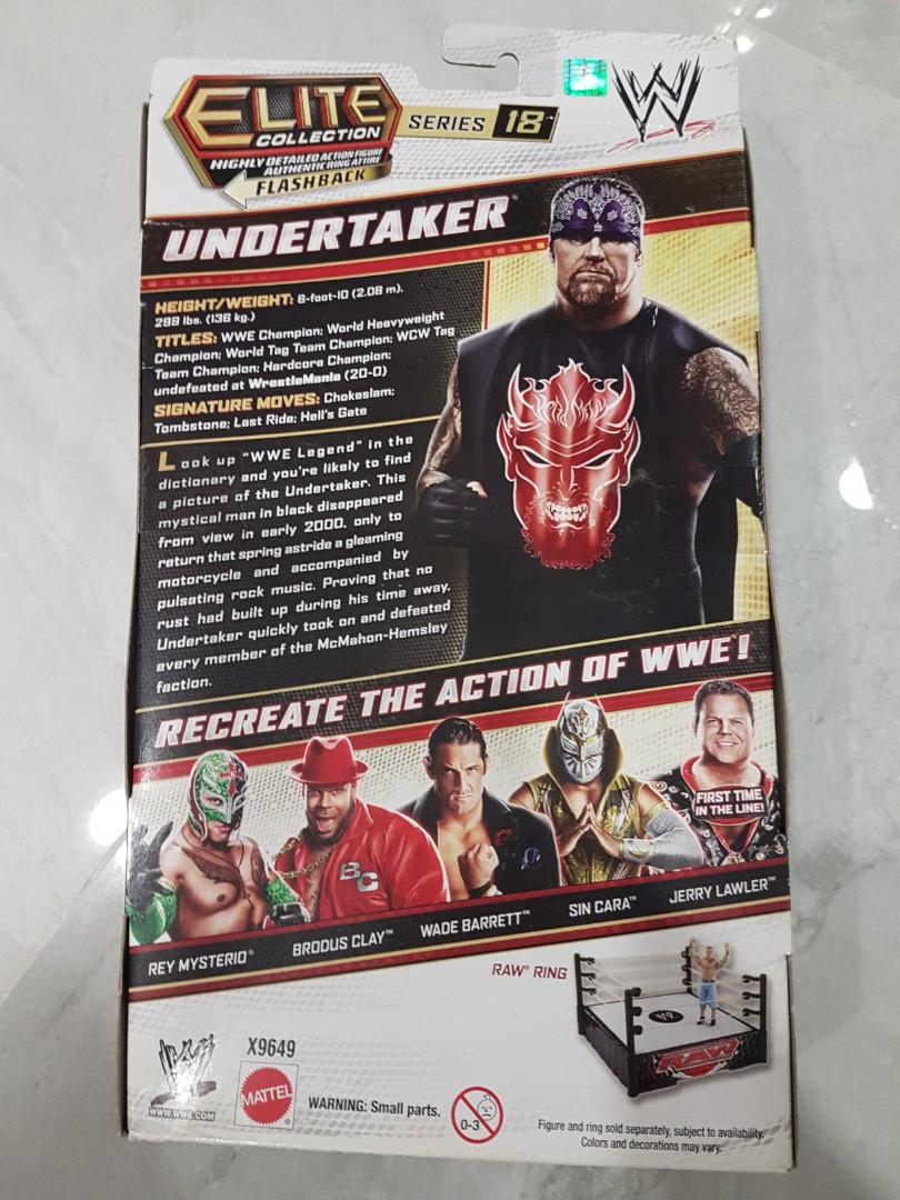 Mattel WWE Elite series 18 Undertaker sealed in packaging!, Hobbies ...