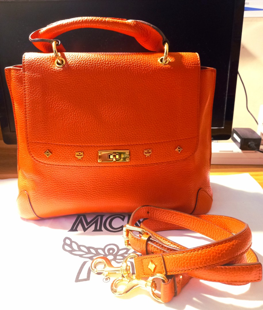 MCM Kelly two way, Luxury, Bags & Wallets on Carousell