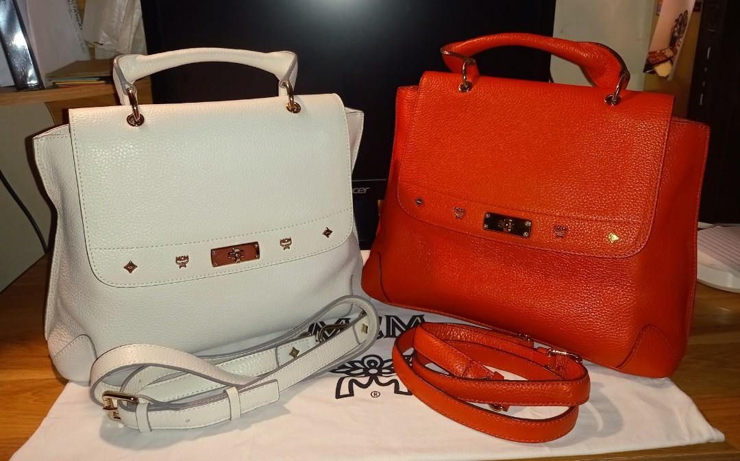 MCM Kelly two way, Luxury, Bags & Wallets on Carousell