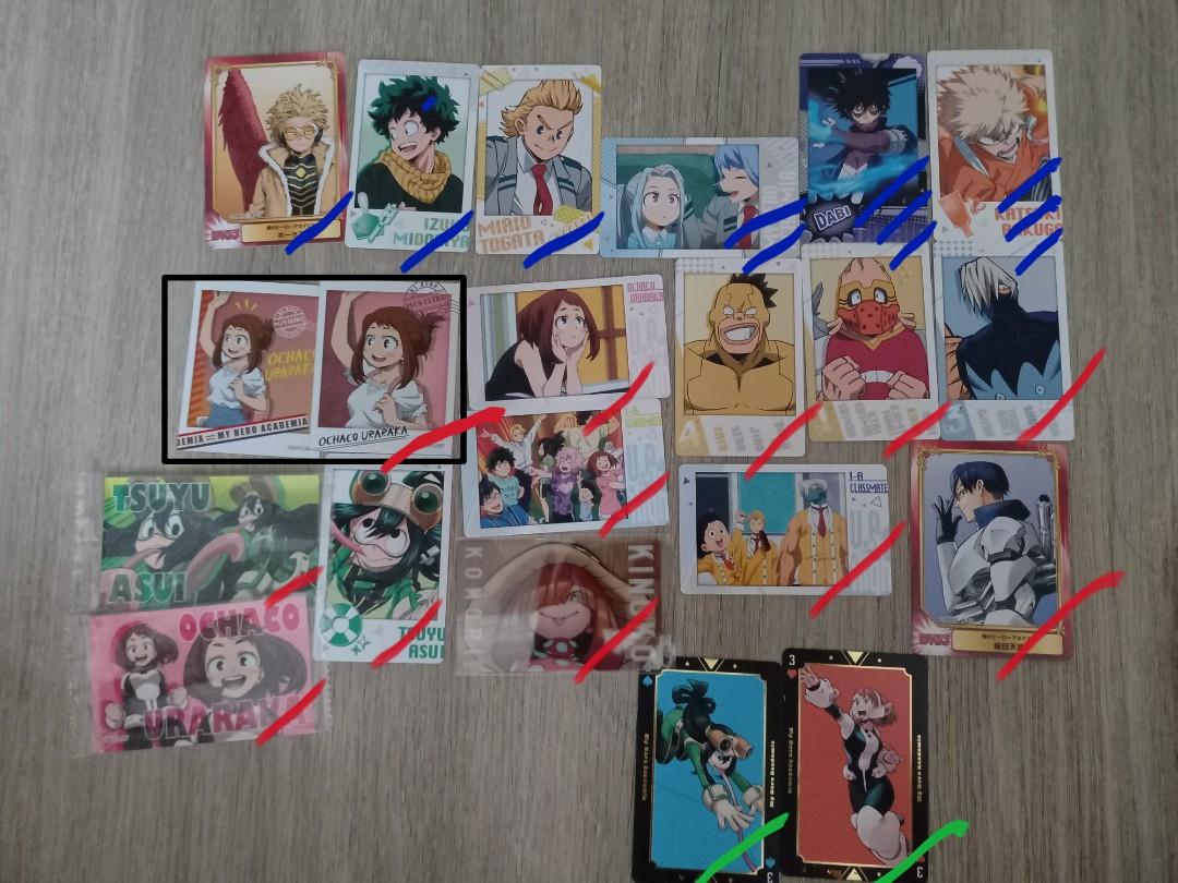 Mha snapmides cards poker my hero academia bnha scf cards bakugo dabi ...