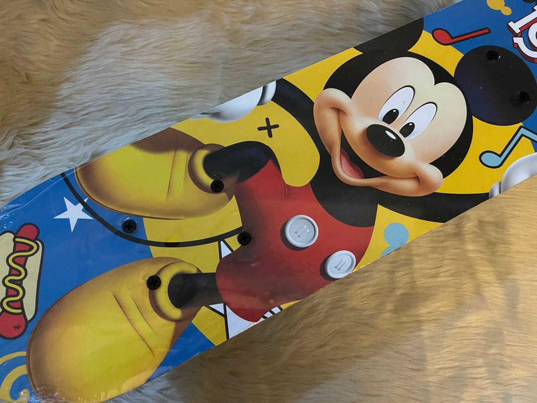Mickey Mouse Skate Board, Hobbies & Toys, Toys & Games on Carousell