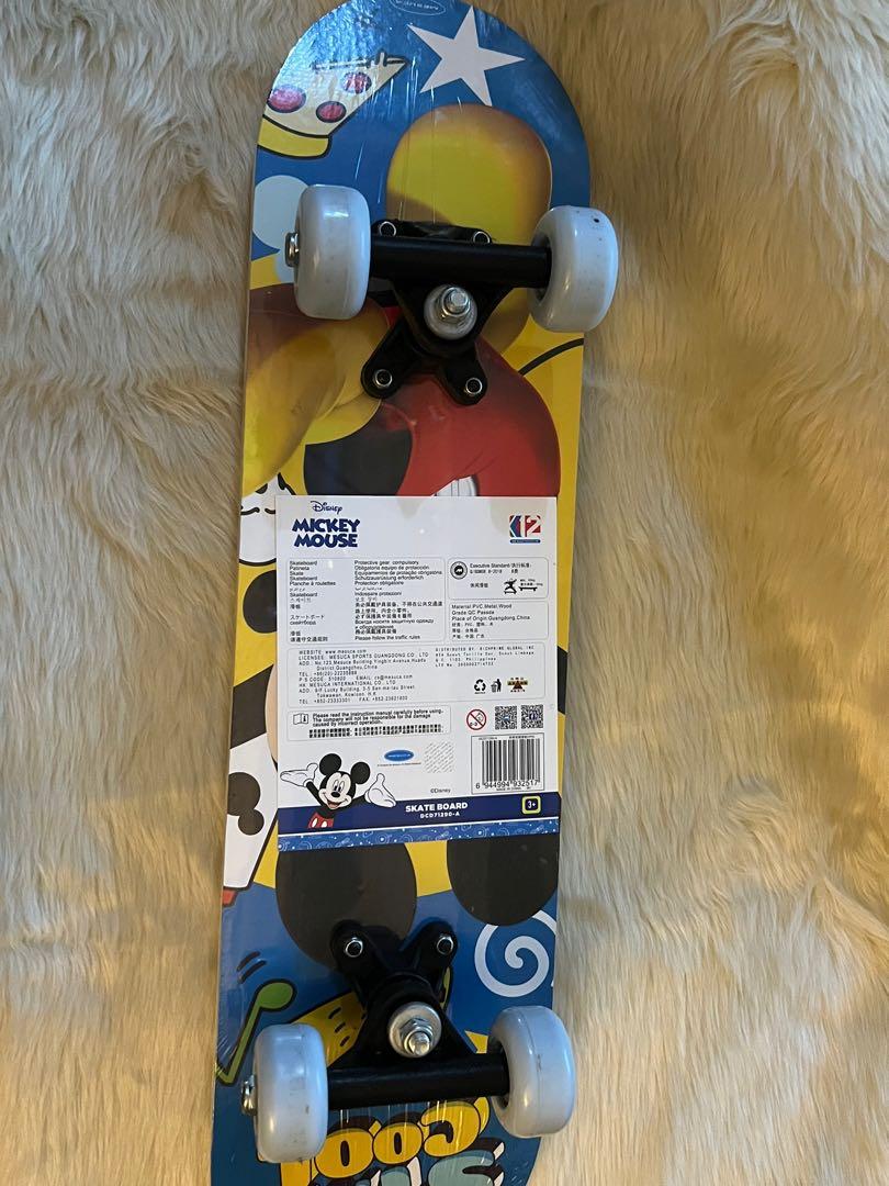 Mickey Mouse Skate Board, Hobbies & Toys, Toys & Games on Carousell