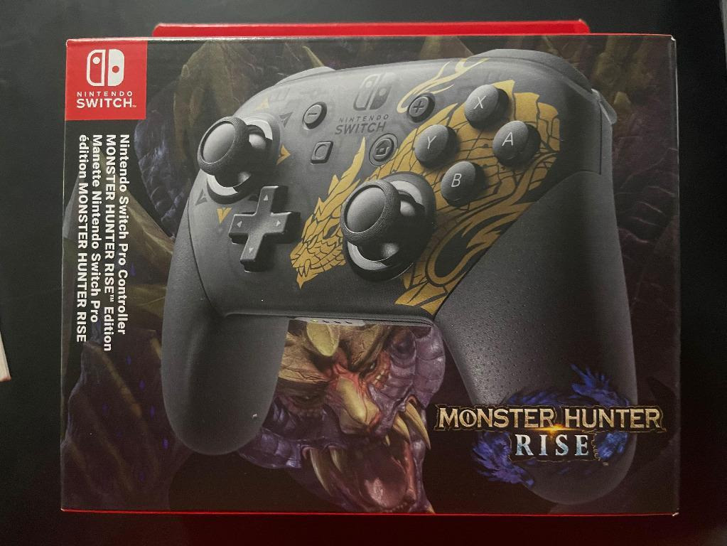Monster Hunter Rise Nintendo Switch Pro Controller, Video Gaming ...