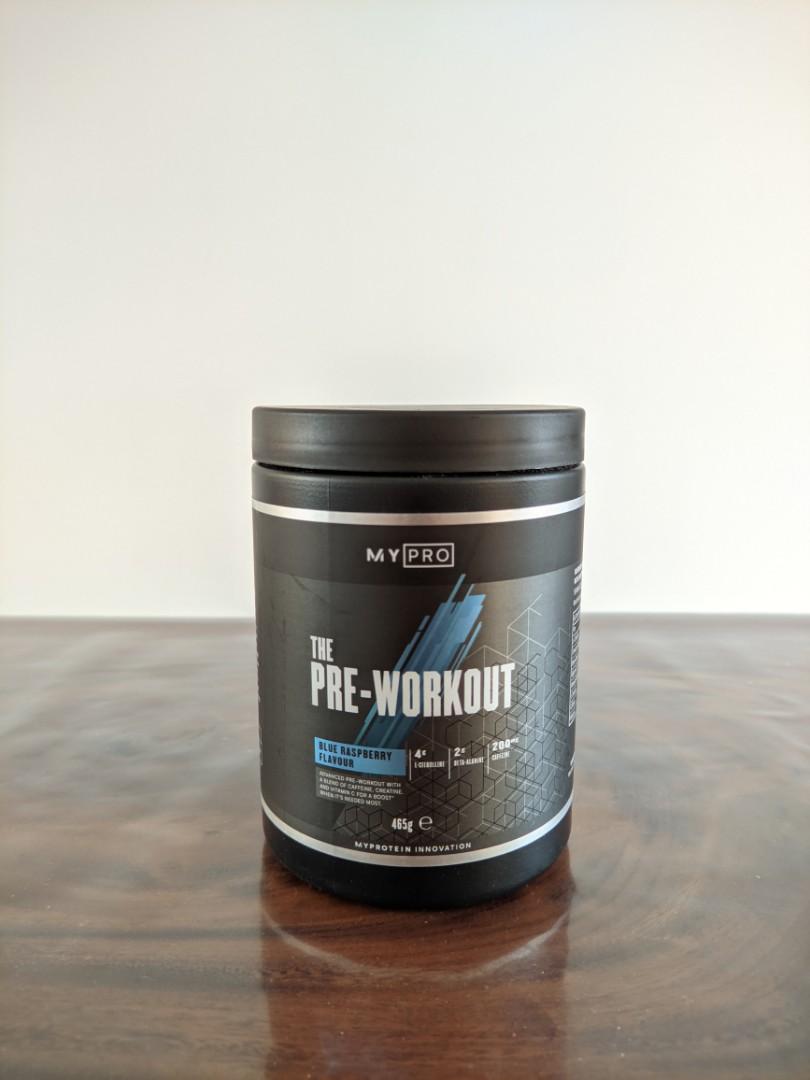 MyProtein Pro The Pre-Workout (30 servings), Health & Nutrition, Health ...