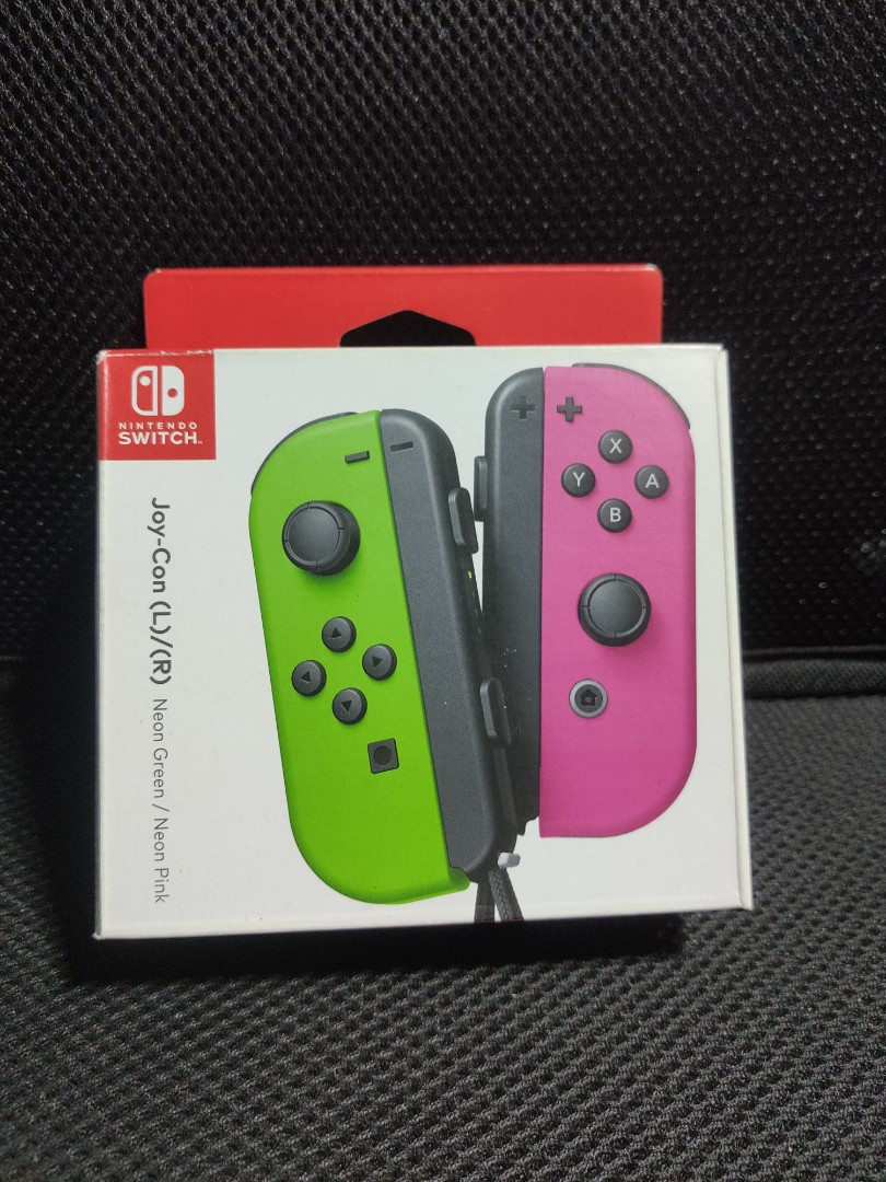 Nintendo switch joycon splatoon edition, Video Gaming, Video Game ...