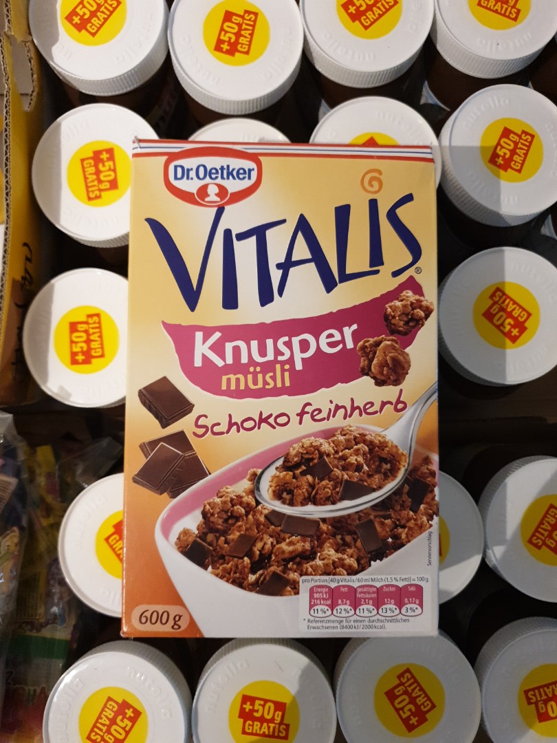 Oetker Vitalis Knusper Musli (Muesli), Food & Drinks, Packaged ...