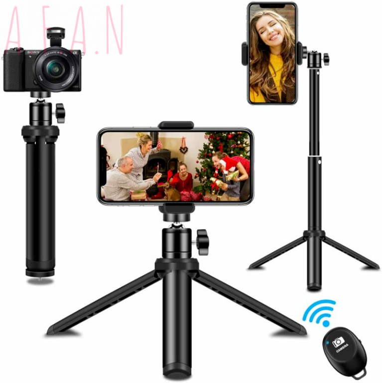 Phone Tripod, SYOSIN Extendable and Flexible Selfie Stick & Tripod ...