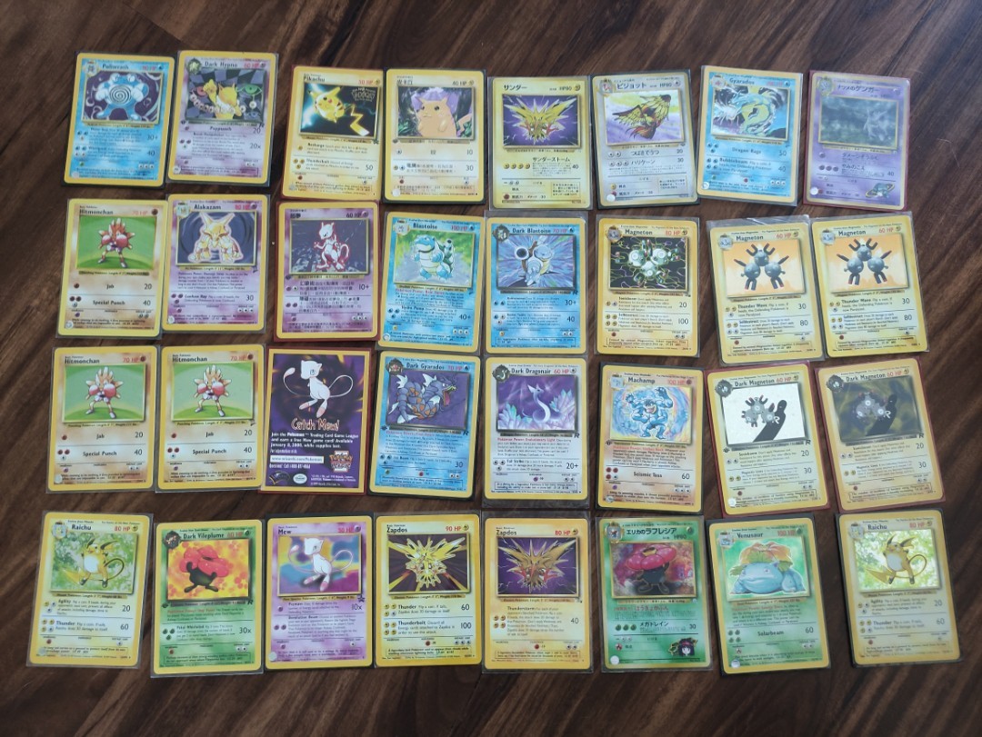 Pokemon 1998 1999 Base set first edition holo chinese japanese, Hobbies ...