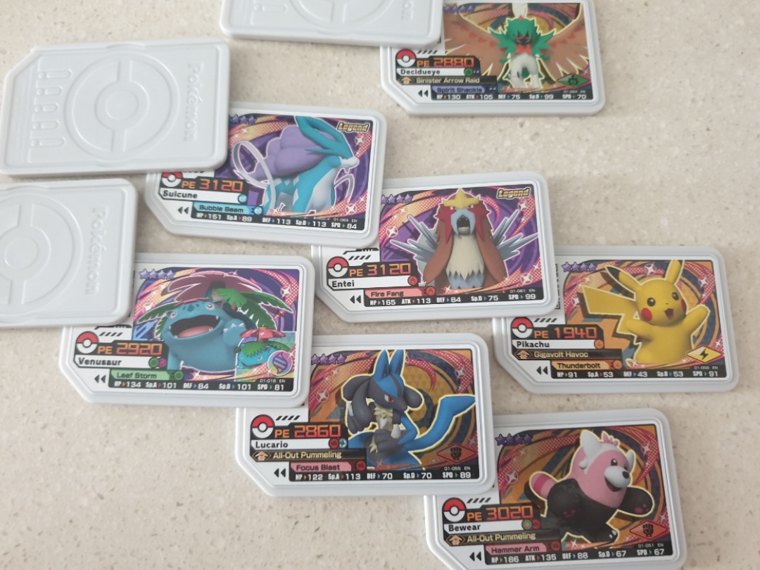 Pokemon gaole 4stars! Entei suicune pikachu, Hobbies & Toys, Toys ...