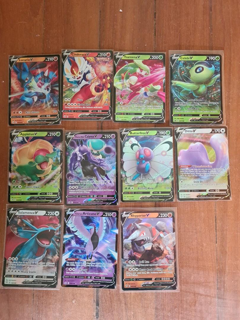 Pokemon v card set, Hobbies & Toys, Toys & Games on Carousell