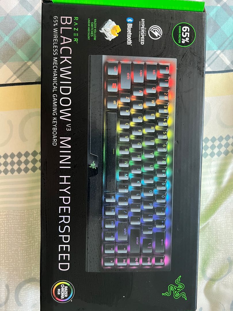 Razer Blackwidow v3 mini hyper speed, Computers & Tech, Parts ...
