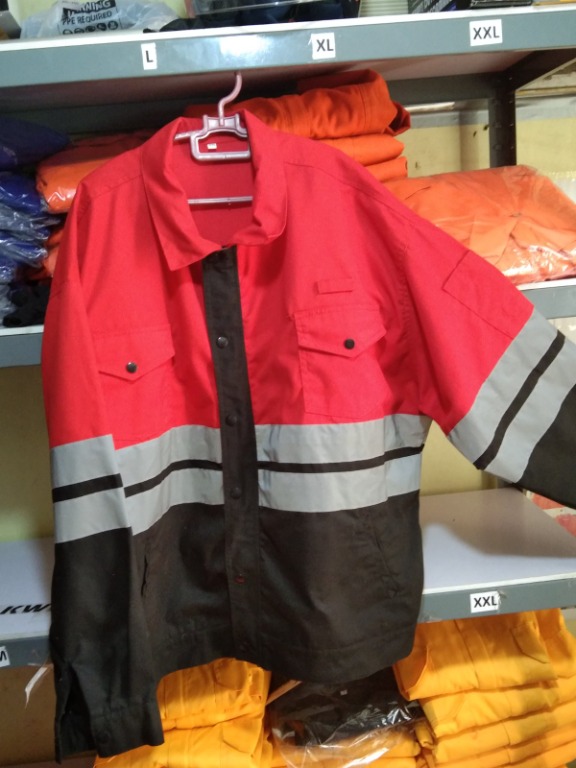 safety uniform cover all jacket, Men's Fashion, Coats, Jackets and ...
