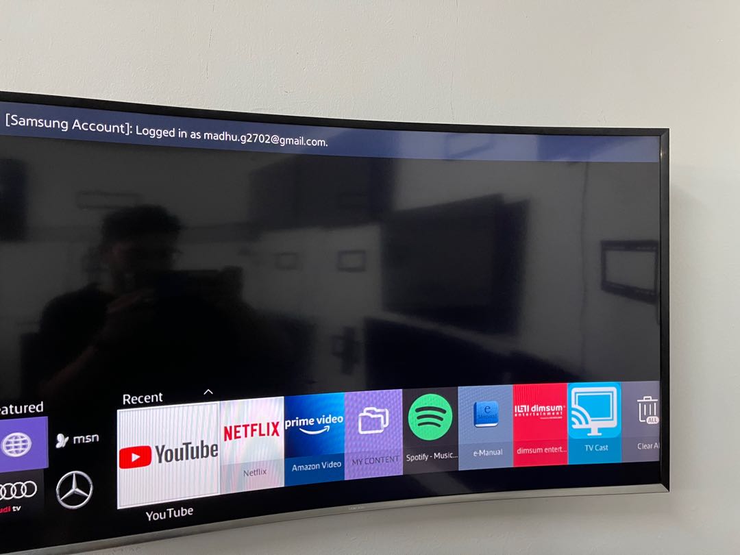 Samsung 49 inch curved Smart led tv, TV & Home Appliances, TV ...