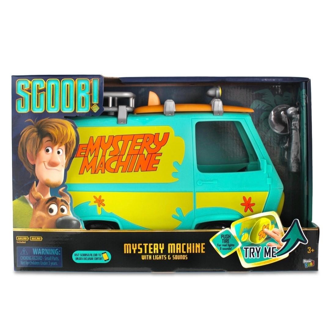 Scoob! Scooby Doo Mystery Machine with Lights & Sounds, Hobbies & Toys ...