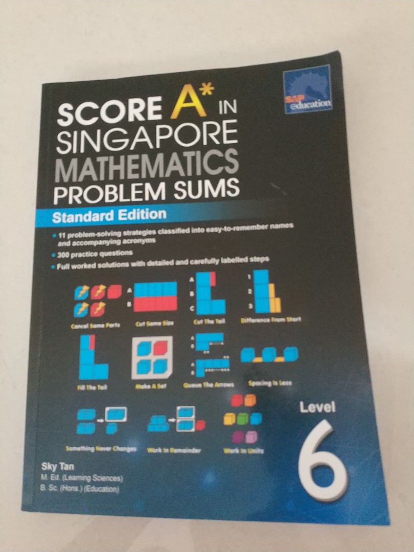 SCORE A* in SINGAPORE MATHEMATICS PROBLEM SUMS, Hobbies & Toys, Books ...
