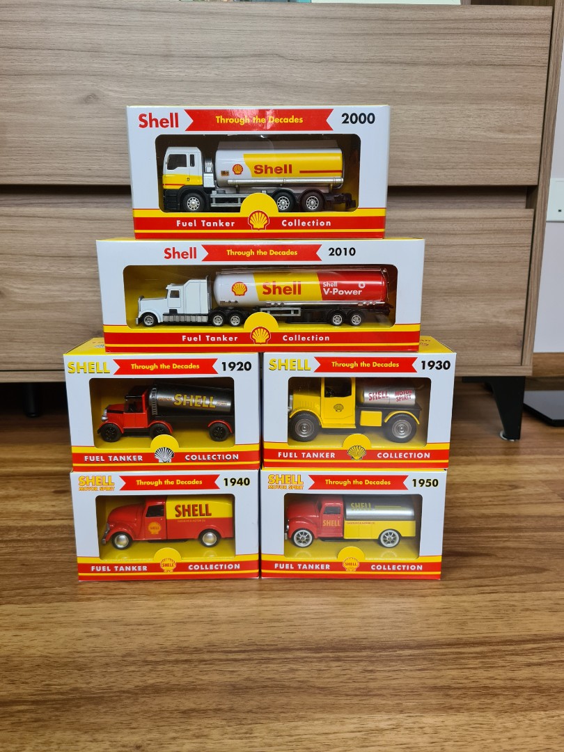 Shell Fuel Tanker Collection Through The Decades, Hobbies & Toys ...