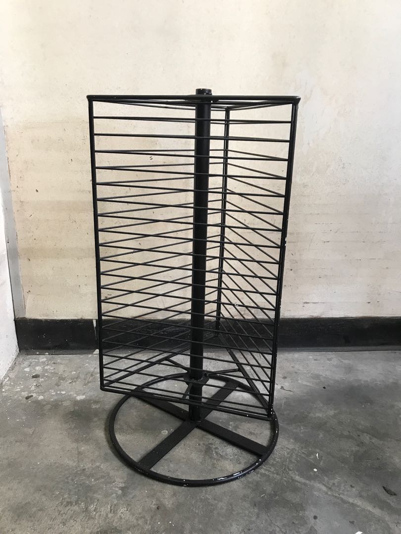 Spinner black Rack, Furniture & Home Living, Furniture, Shelves ...