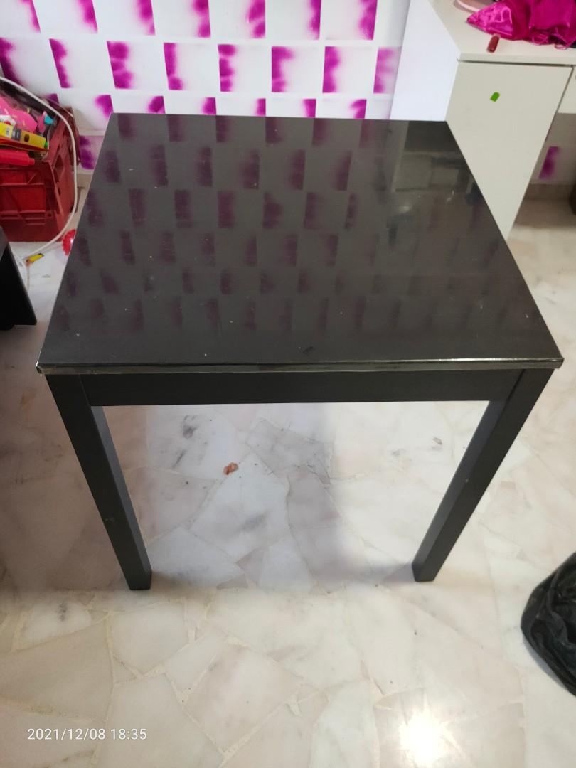 Square study table, Furniture & Home Living, Furniture, Tables & Sets ...