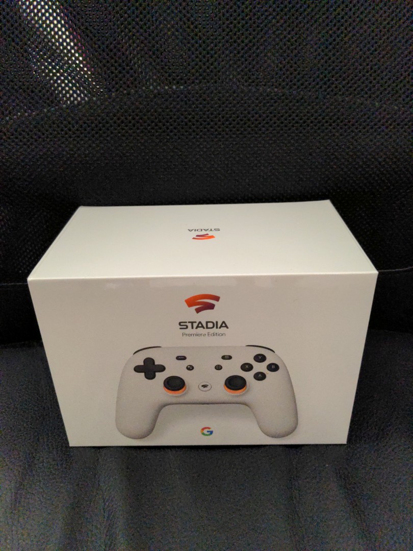 Stadia controller premiere edition with chromecast ultra 4k, 電子遊戲 ...