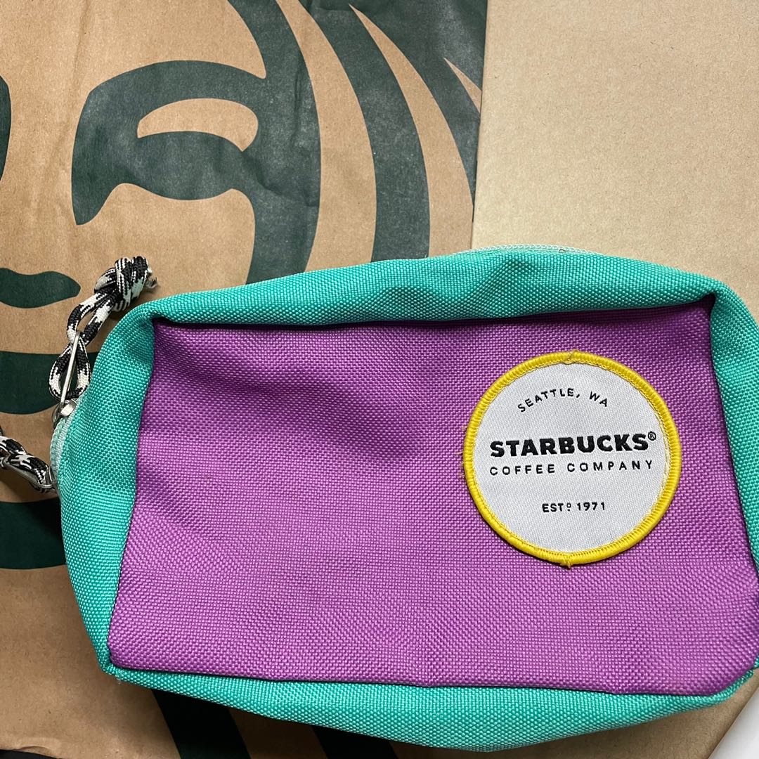 Starbucks Pouch, Women's Fashion, Bags & Wallets, Purses & Pouches on ...
