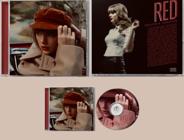 TAYLOR SWIFT - "SECURED / ON-HAND COPIES" RED (Taylor's Version) Album ...