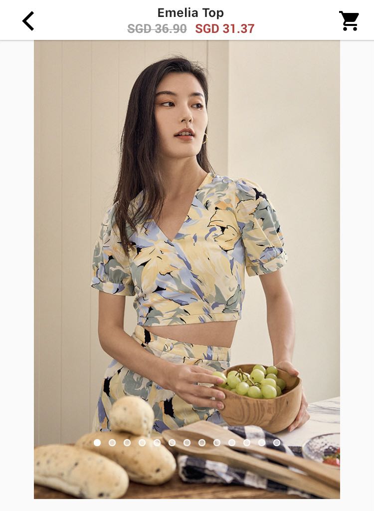 TCL The Closet Lover Emelia Top, Women's Fashion, Tops, Other Tops on Carousell